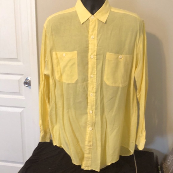 Shirts | Mens Yellow Dress Shirt Very Light And Bright Very Nice Shirt ...